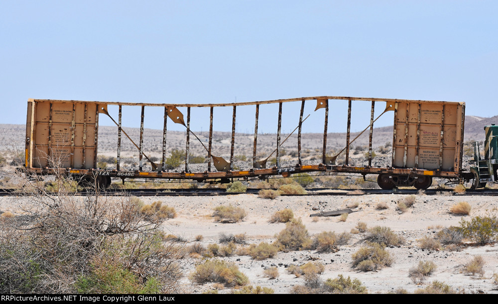 Wrecked TTZX 86488 left for dead